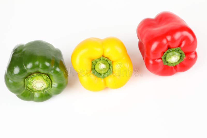 Three mixed peppers stock image. Image of mixed, food - 88360915