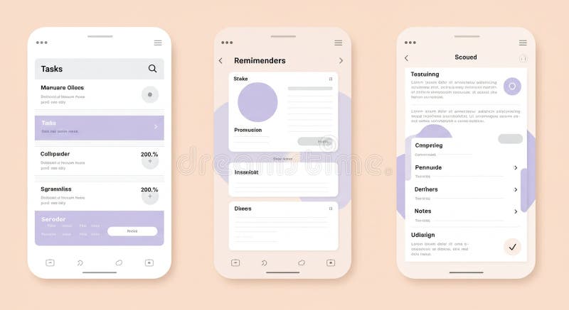 App Interface Mockups Stock Illustrations – 2,412 App Interface Mockups ...