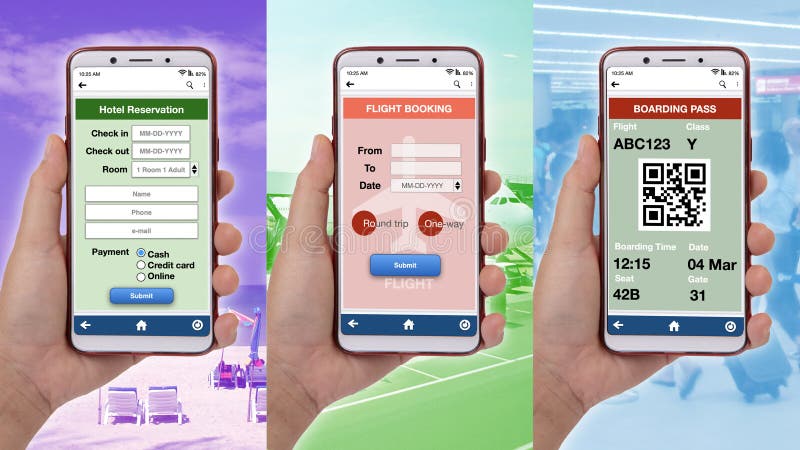 Three Mobile Apps for Tourists Include Hotel Booking, Flight Booking ...