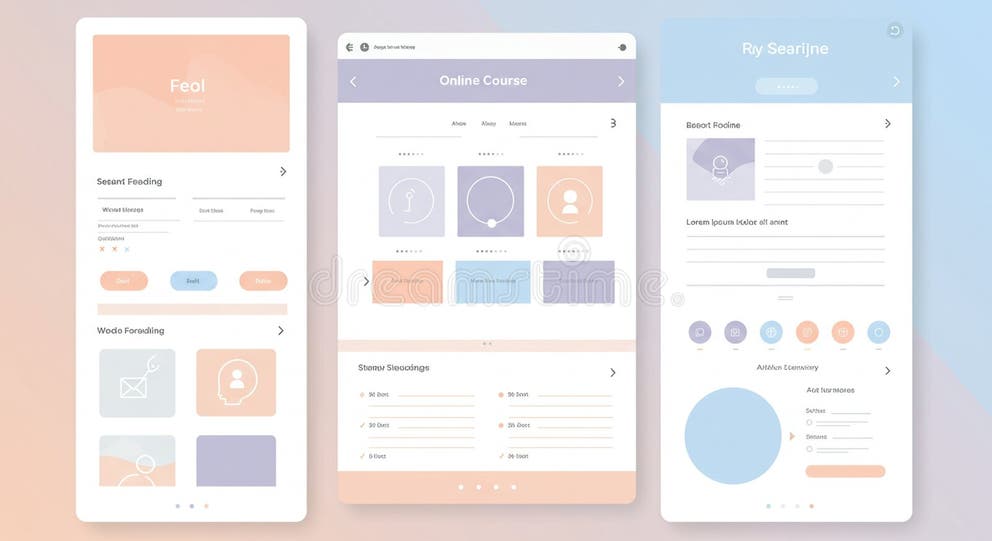 App Interface Layouts Stock Illustrations – 1,211 App Interface Layouts ...