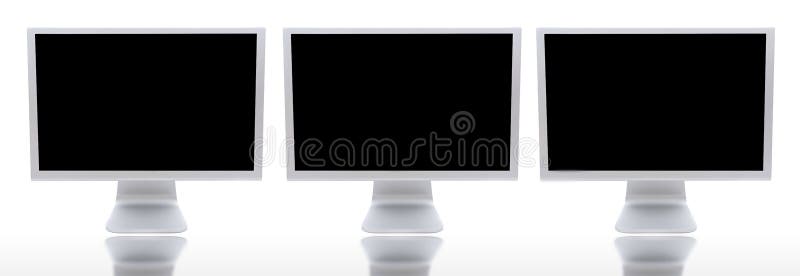 Computer monitors stock illustration. Illustration of communication ...