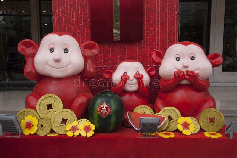 Three monkeys editorial image. Image of style, design - 65705065