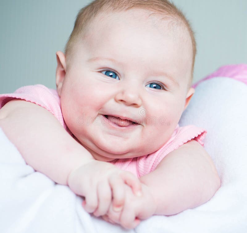 Three month old baby stock photo. Image of closeup, human - 29334626