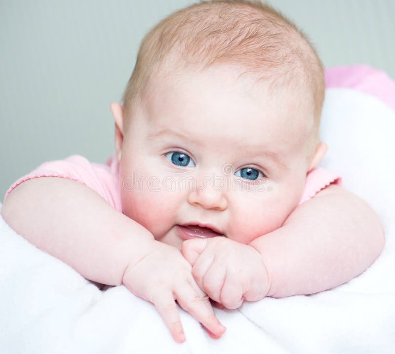 Three month old baby stock photo. Image of closeup, human - 29334626