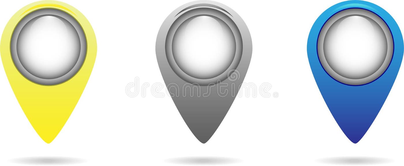 Colored Placemarks Stock Illustrations – 112 Colored Placemarks Stock ...