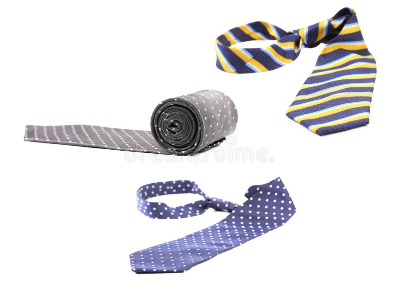 Three multi-colored ties. stock photo. Image of colorful - 35115908