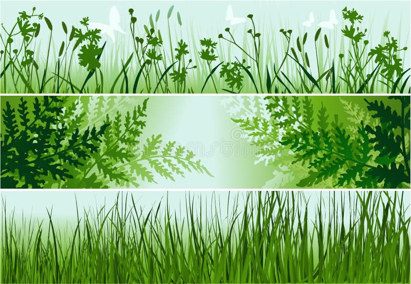 Nature Banners stock vector. Illustration of frame, nature - 9762997