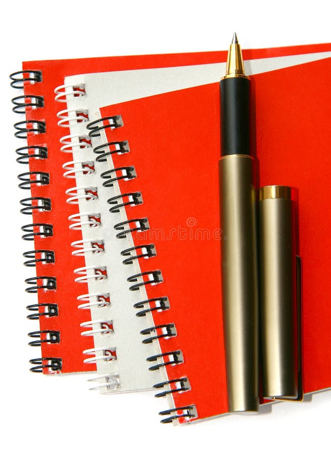 Three notebooks. stock photo. Image of pages, paper, notebooks - 1999264