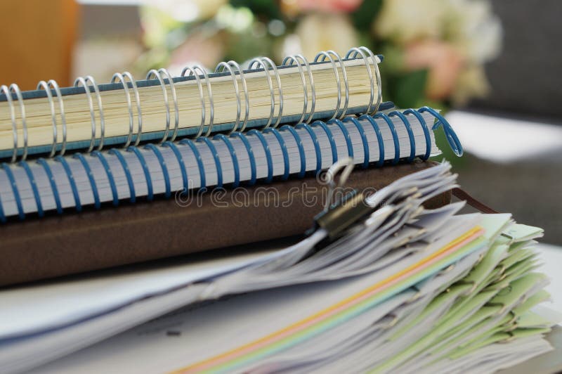 Notebooks Stack - Education And School Concept Stock Photo - Image of ...
