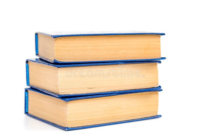 Three Old Books Stack Isolated on White Stock Image - Image of archive ... Three Old Books Stack Isolated on White Stock Image - Image of archive ...