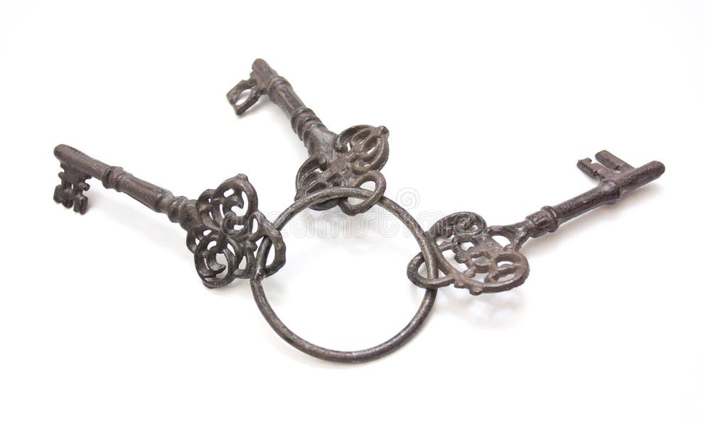 Three old keys stock image. Image of ancient, isolated - 30110731