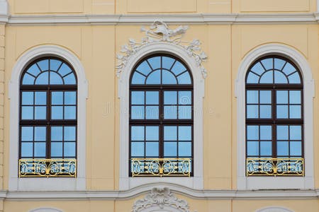 Three old windows stock photo. Image of european, germany - 26655778