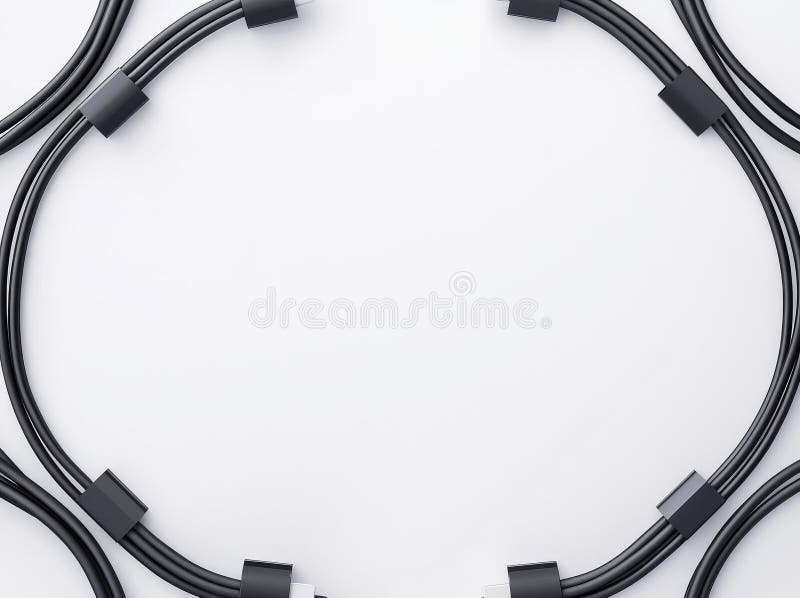 A Three-in-one Retractable Fast Charging Cable Illustrating the ...