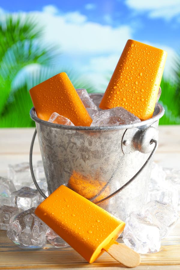 Three Ice Lollies Blue Background Stock Photos - Free & Royalty-Free ...