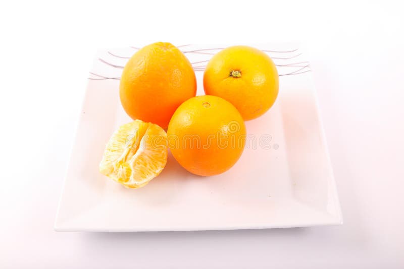 Three oranges stock image. Image of round, beautiful - 107633695