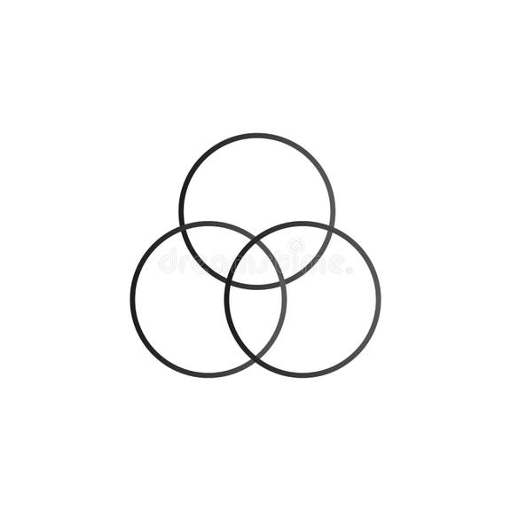 Three Circles Overlapping Stock Illustrations – 328 Three Circles ...