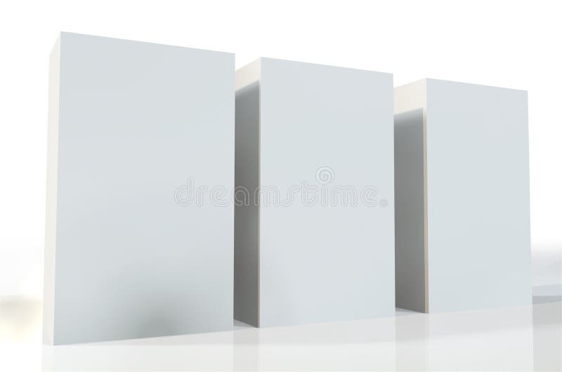 Three Packages stock illustration. Illustration of name - 16184458