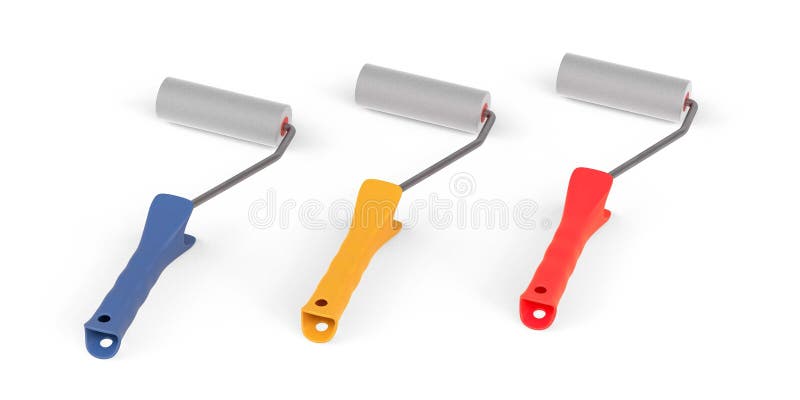 Three Paint Rollers Stock Illustrations – 81 Three Paint Rollers Stock ...