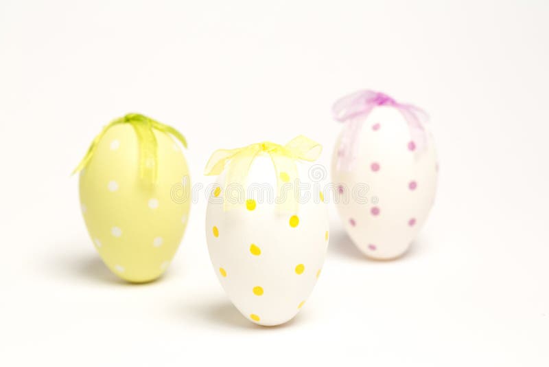 Three painted easter eggs stock image. Image of horizontal - 29770577