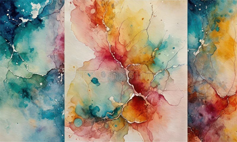 Three Paintings of the Same Scene, Each with a Different Color Scheme ...