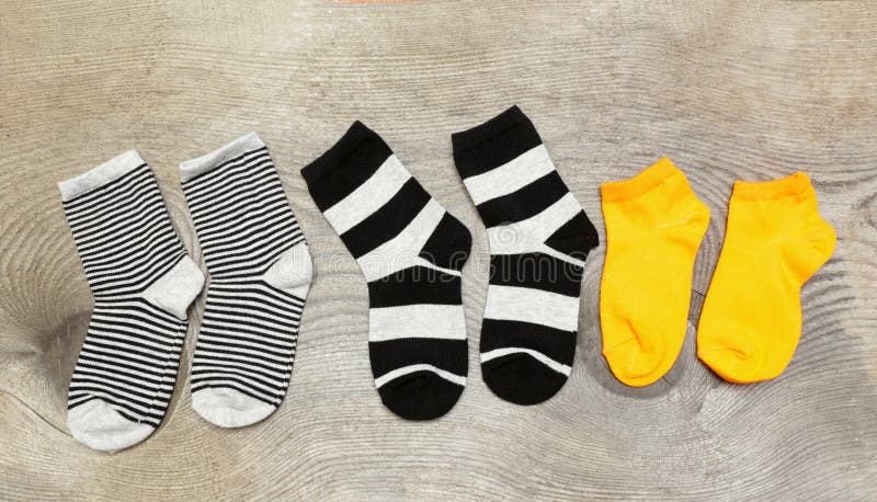 Three Pair of Children S Socks Stock Image - Image of world, dark: 61122155