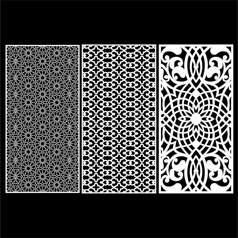 Jali Pattern Vector and Laser Design Decorative SVG AA08D Stock ...