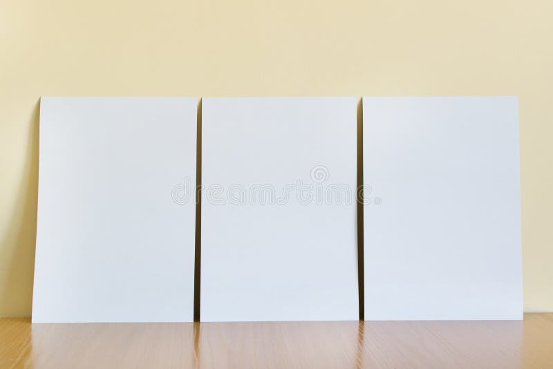 Three Paper Feathers Leaves on Pink Background Stock Image - Image of ...