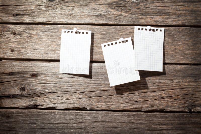 Three Paper Sheets Isolated Stock Photo - Image of color, colorful ...