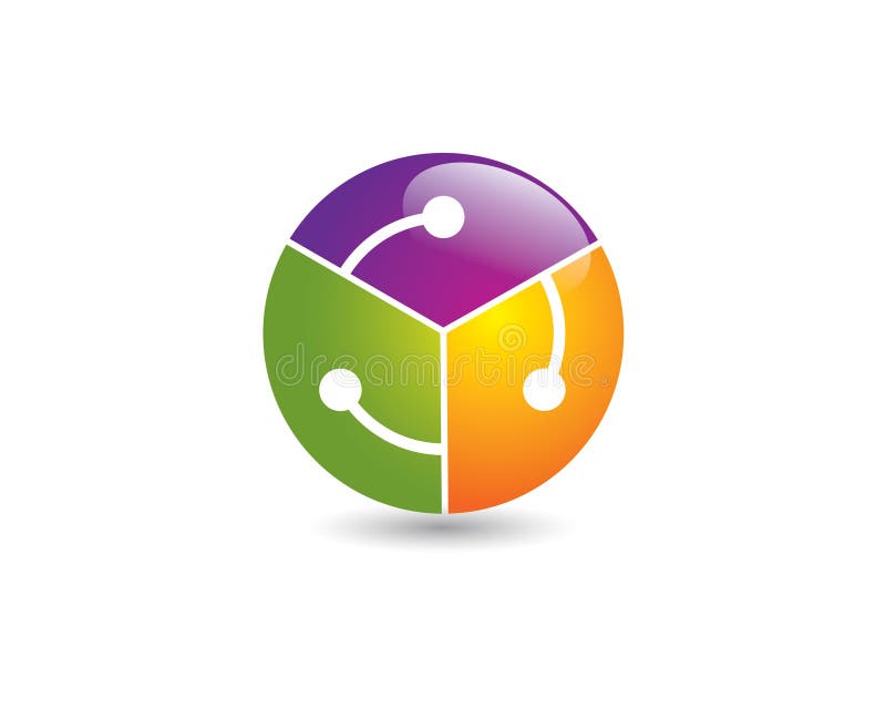 Three Part Hexagon Infographic Stock Vector - Illustration of info ...