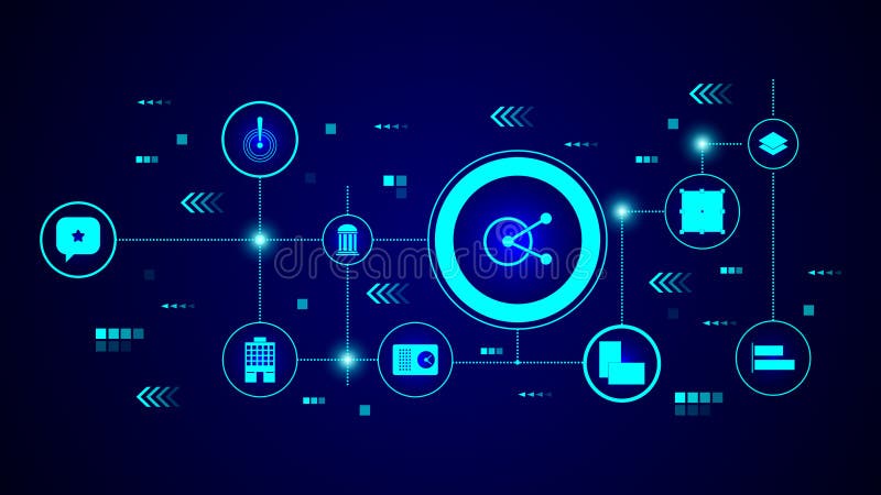 Three Parts One Options Circular Icon. from Web Set Stock Illustration ...