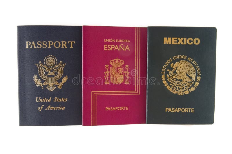 Blank Spanish Passport