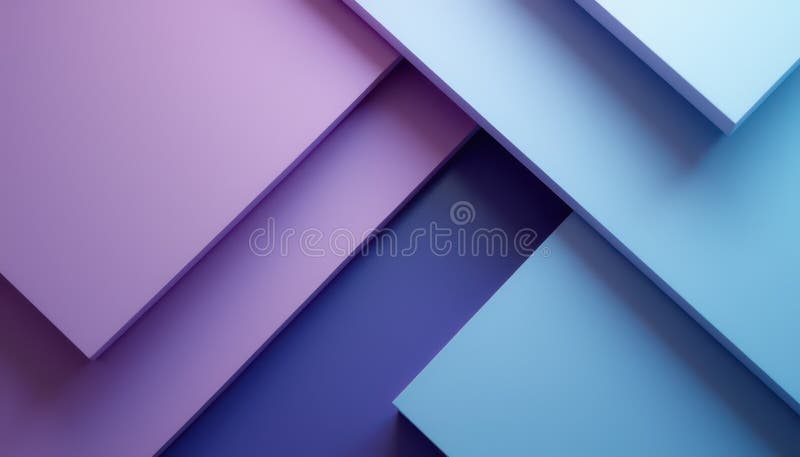 Pastel-colored Surfaces Overlap, Creating a Modern and Abstract ...