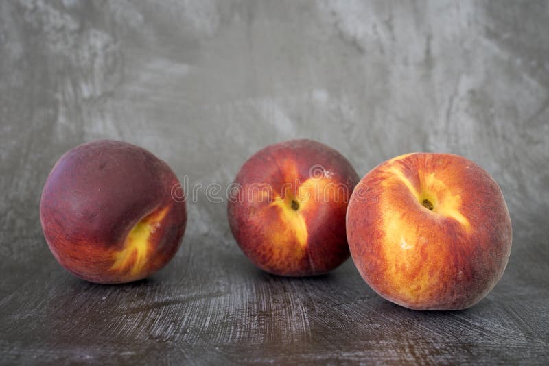 Three Peaches stock image. Image of fruit, room, three - 186270423