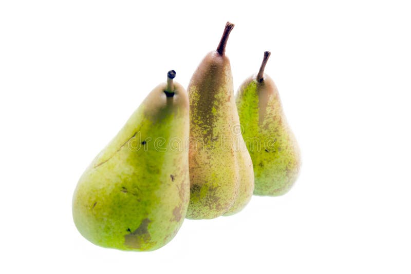 Three pears stock photo. Image of isolated, green, energy - 19003188