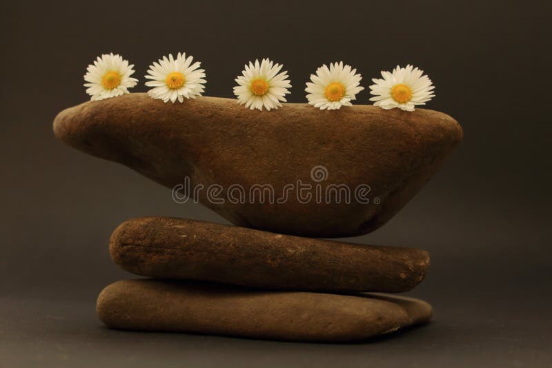 Three Pebbles Superimposed on Each Other. Stock Photo - Image of form ...