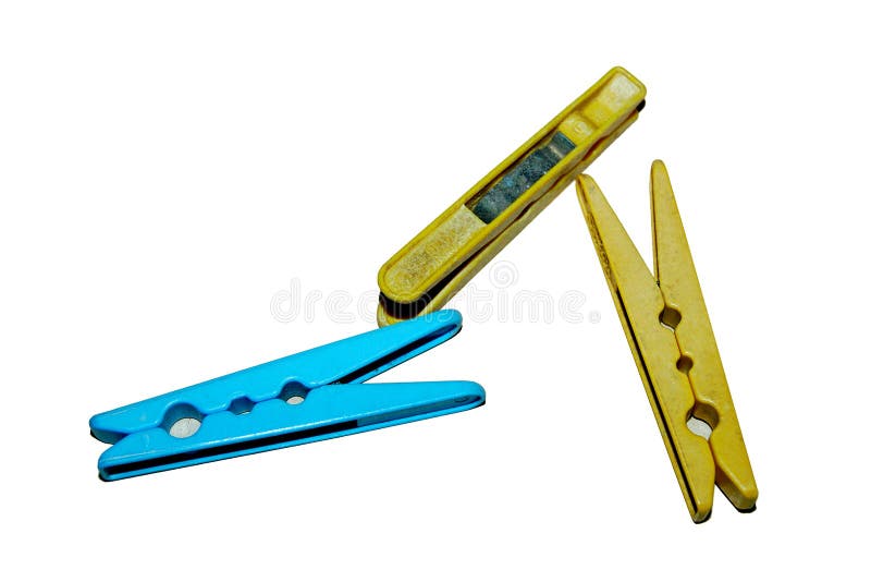 Three pegs stock photo. Image of hang, drying, clothes, washing - 37982