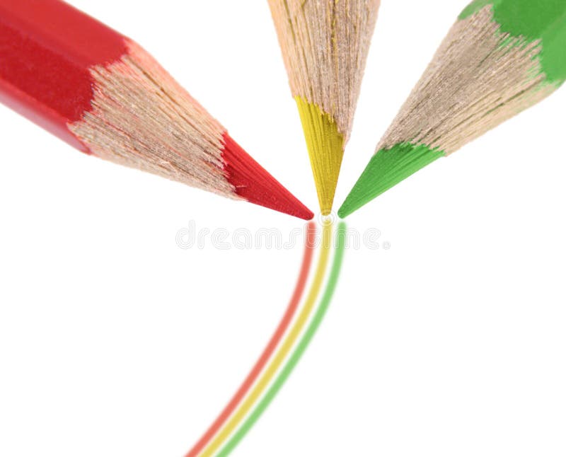 Three pencils stock photo. Image of wood, macro, curve - 3034556