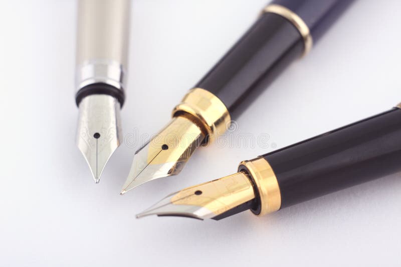 Three Pens stock photo. Image of blue, group, write, device - 6161362