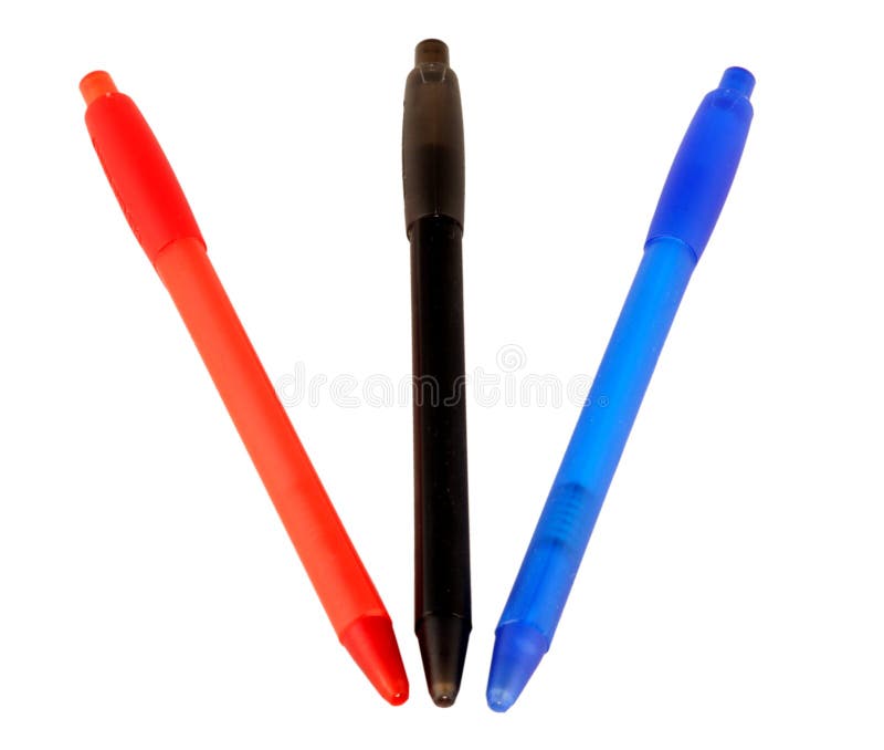 Three pens stock photo. Image of pencil, fine, drawing - 12599846
