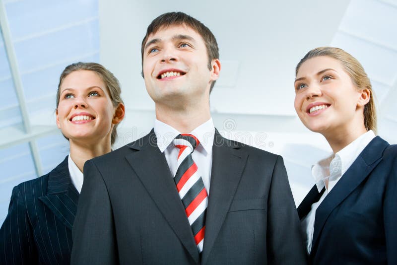 Three people stock image. Image of communication, friends - 3390225