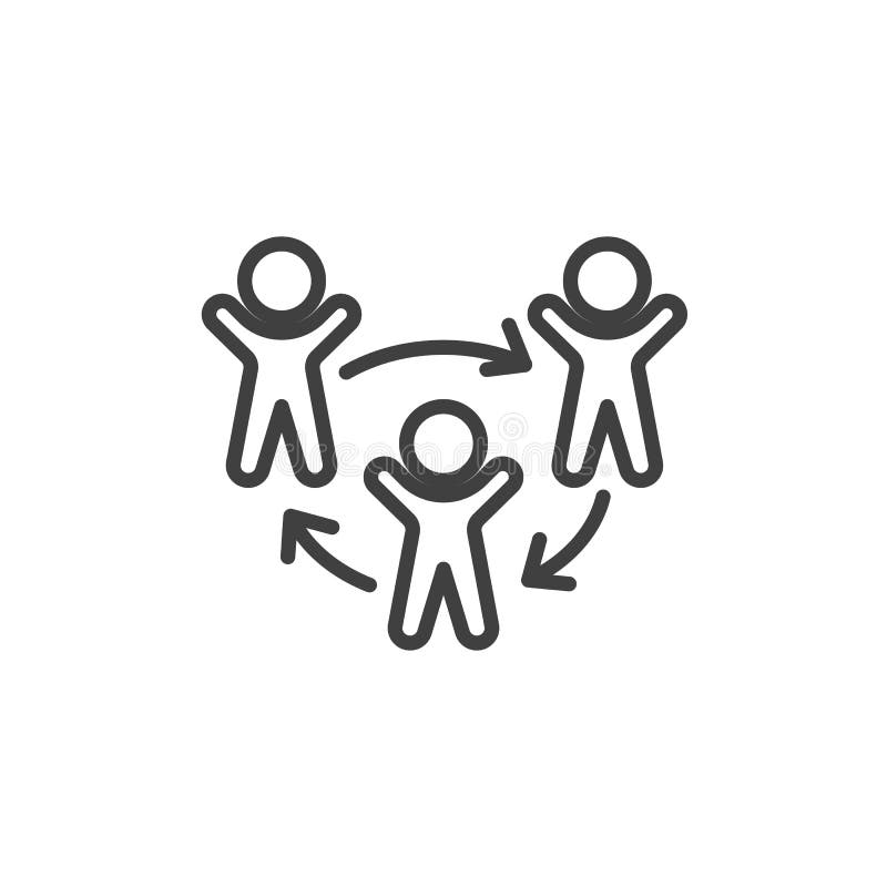 People Exchange Vector Icon Stock Vector - Illustration of pixel, icon ...