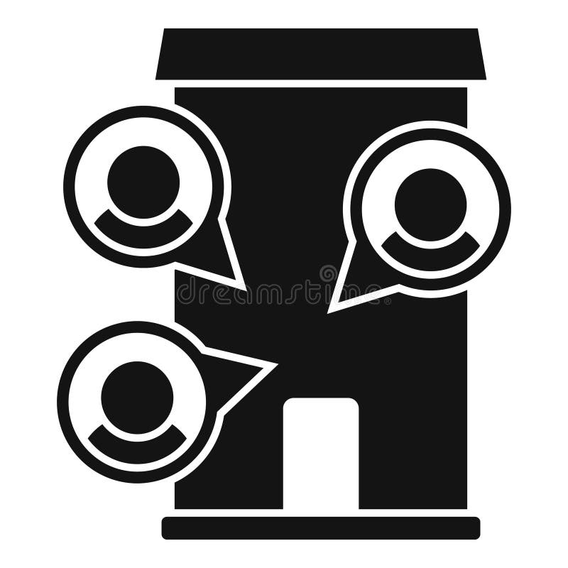 Three People Discussing about Building Project Stock Vector ...