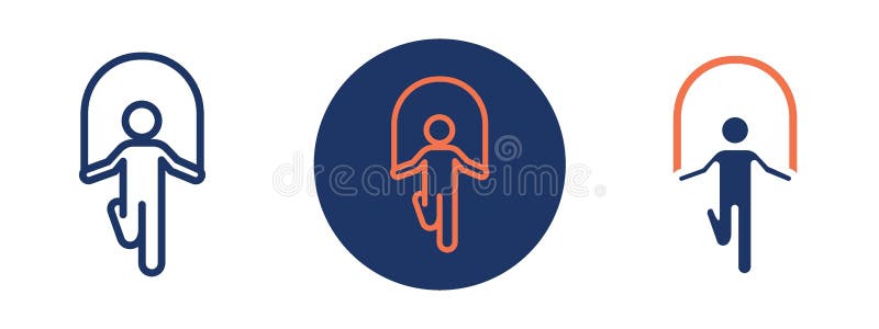 Three People are Shown in Different Poses, One of Which is Jumping Rope ...