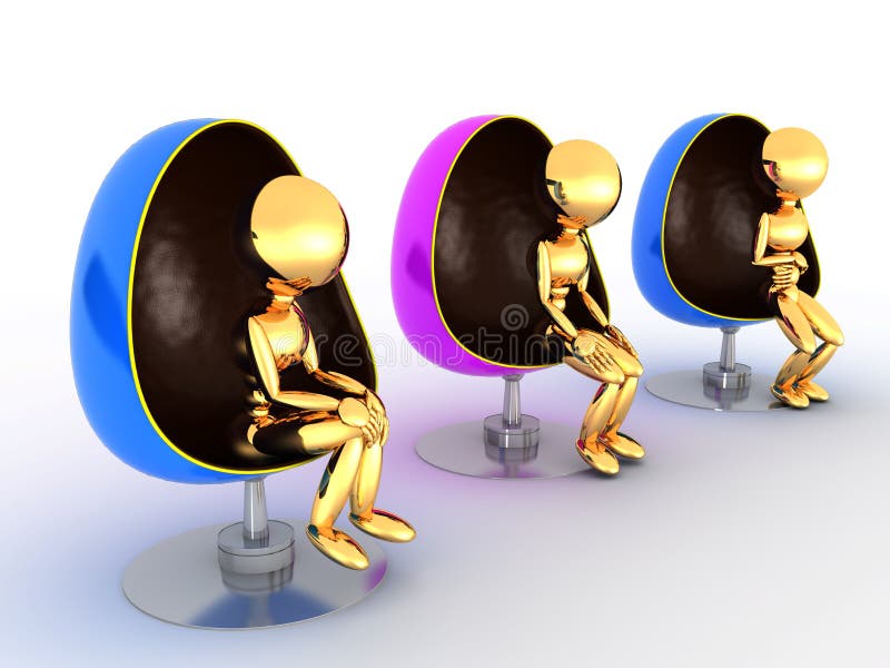 Three Chairs Stock Illustrations – 6,366 Three Chairs Stock ...