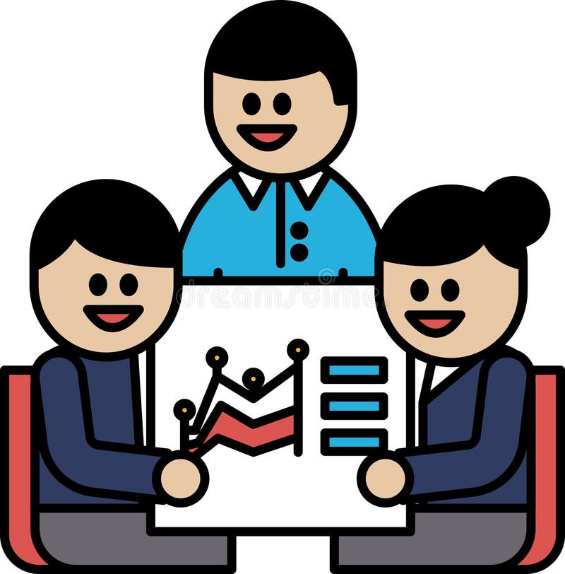 Three People are Smiling and Holding a White Piece of Paper Stock ...