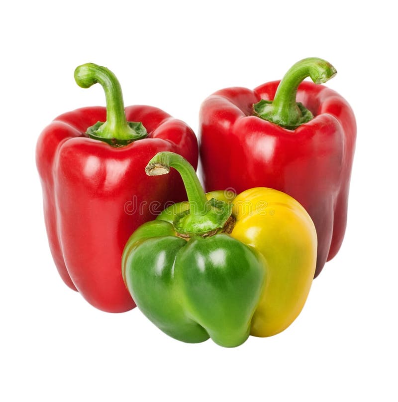 Three peppers stock photo. Image of closeup, paprika - 18748636