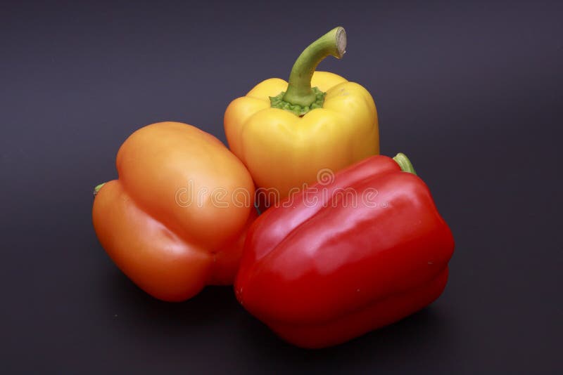 Three Hot Peppers on a Plate Stock Photo - Image of cultivation ...