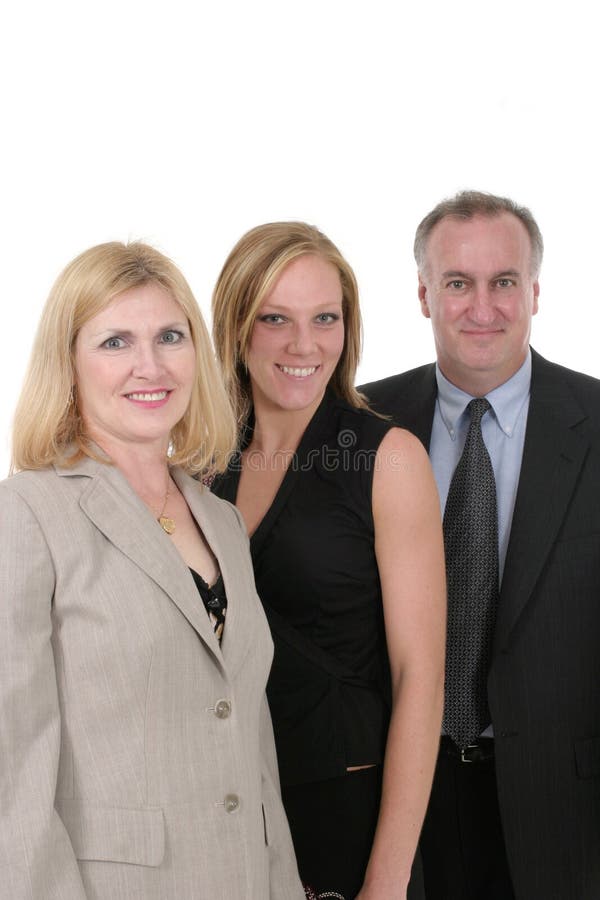 Three Person Business Team 1 Stock Image - Image of smart, group: 934587