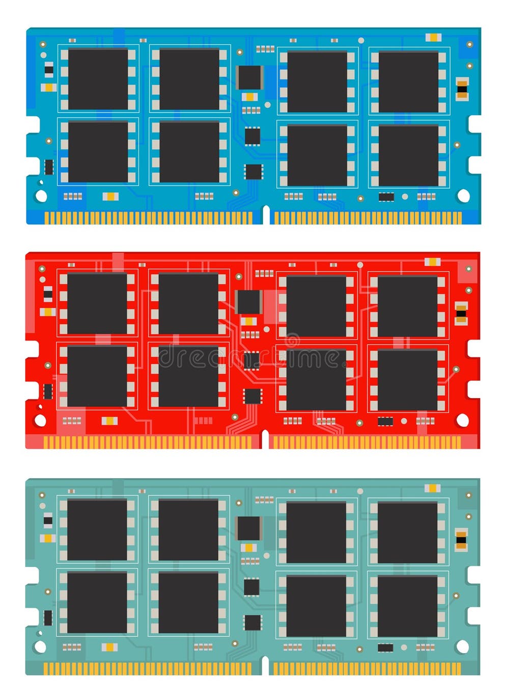 Computer Ram Stock Illustrations 8 391 Computer Ram Stock