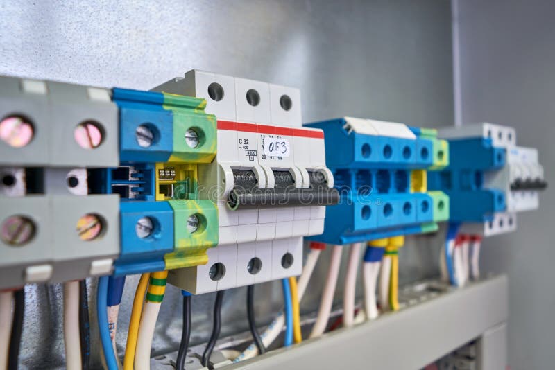 The Three-phase Circuit Breaker is Installed in the Same Row with the ...
